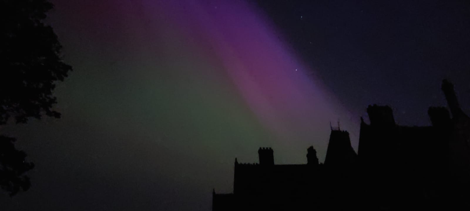 Northern Lights Over Crookhey Hall School - Crookhey Hall School