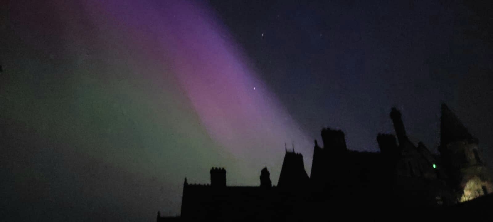 Northern Lights Over Crookhey Hall School - Crookhey Hall School